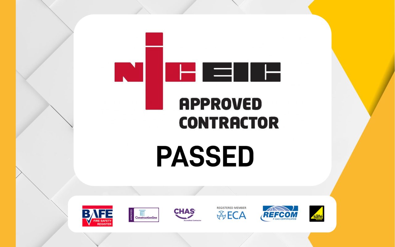 NICEIC Approved Contractor Status Reconfirmed | Wulfrun Building Solutions